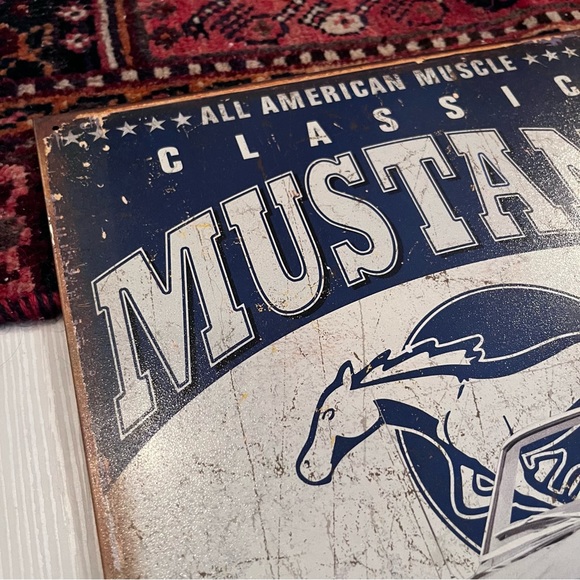 Art | Classic Mustang Sign | Poshmark